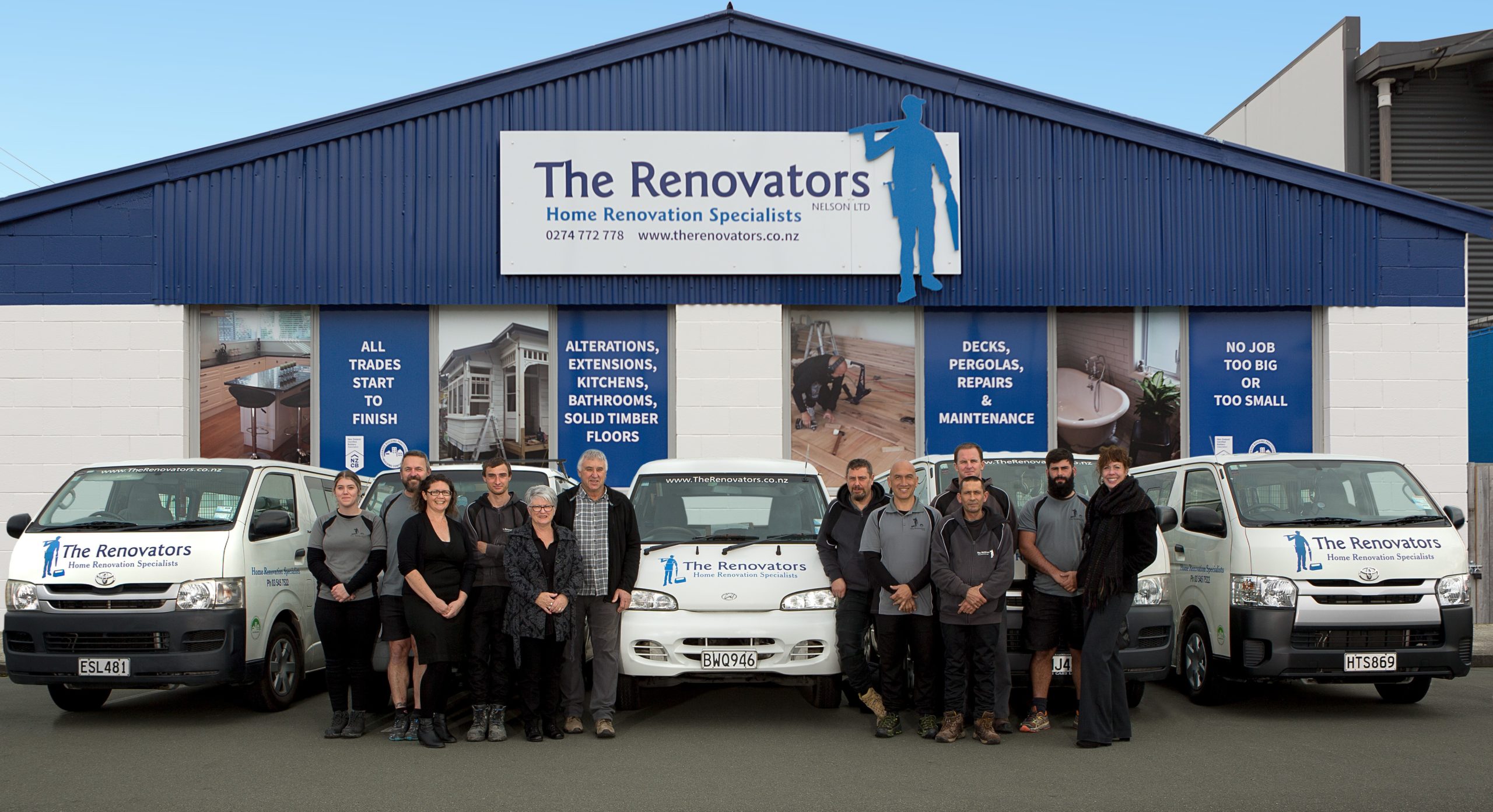 All trades start to finish - renovate your home with The Renovators Nelson